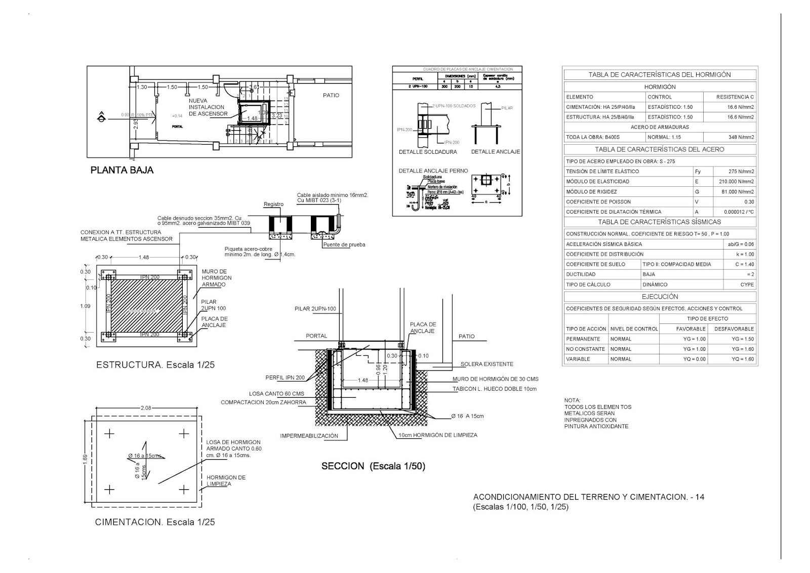 eSTUDIO tÉCNICO de pROYECTOS: Proyecto de Instalación de Ascensor