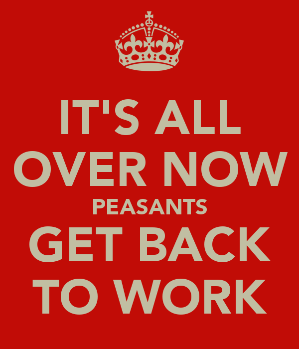 ROUNDHOUSE ROUNDUP: THE BLOG: Back to Work