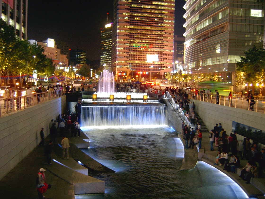 travel~^^: Walking around Seoul ,Cheonggyecheon Stream & Cheonggye ...