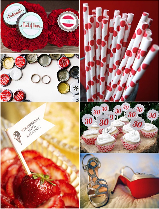 Decoración de Fiestas en color Rojo | Fiestas y todo Eventos