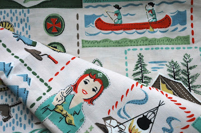 Sentimental Baby: Original 1959 Girl Scout Fabric