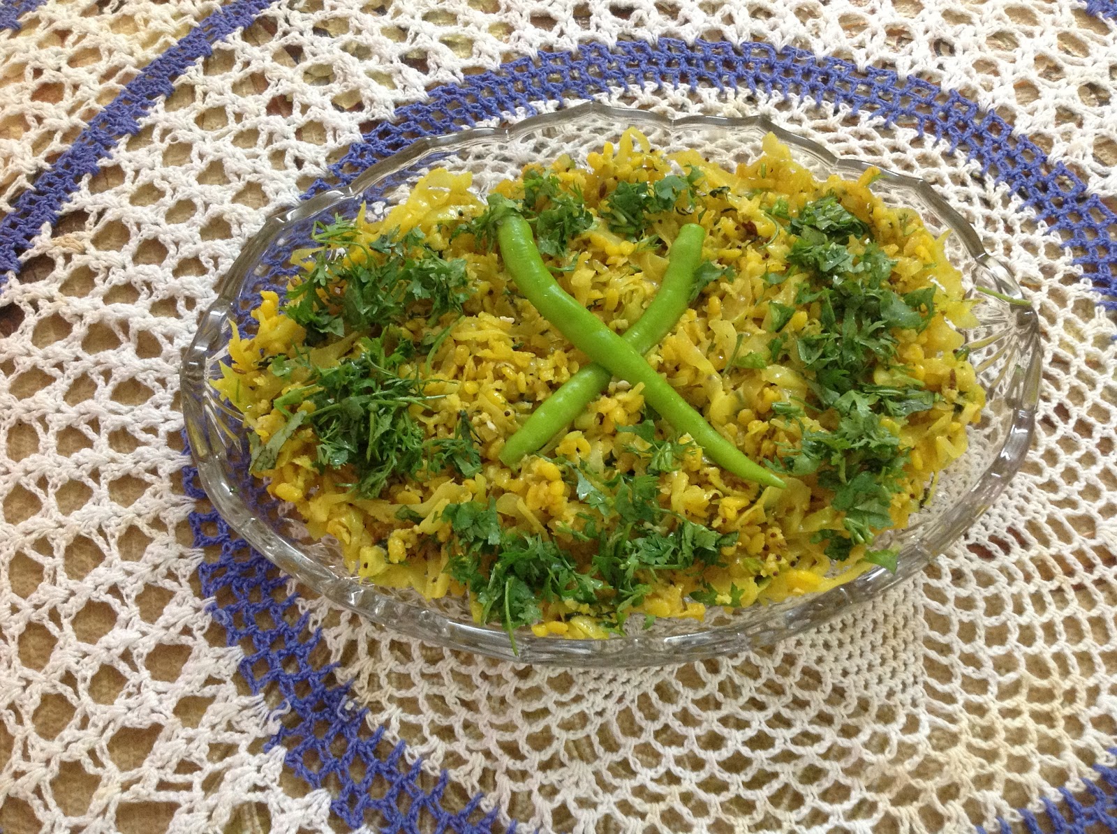 The Spice In My Life: Cabbage Moong Dal Sabzi