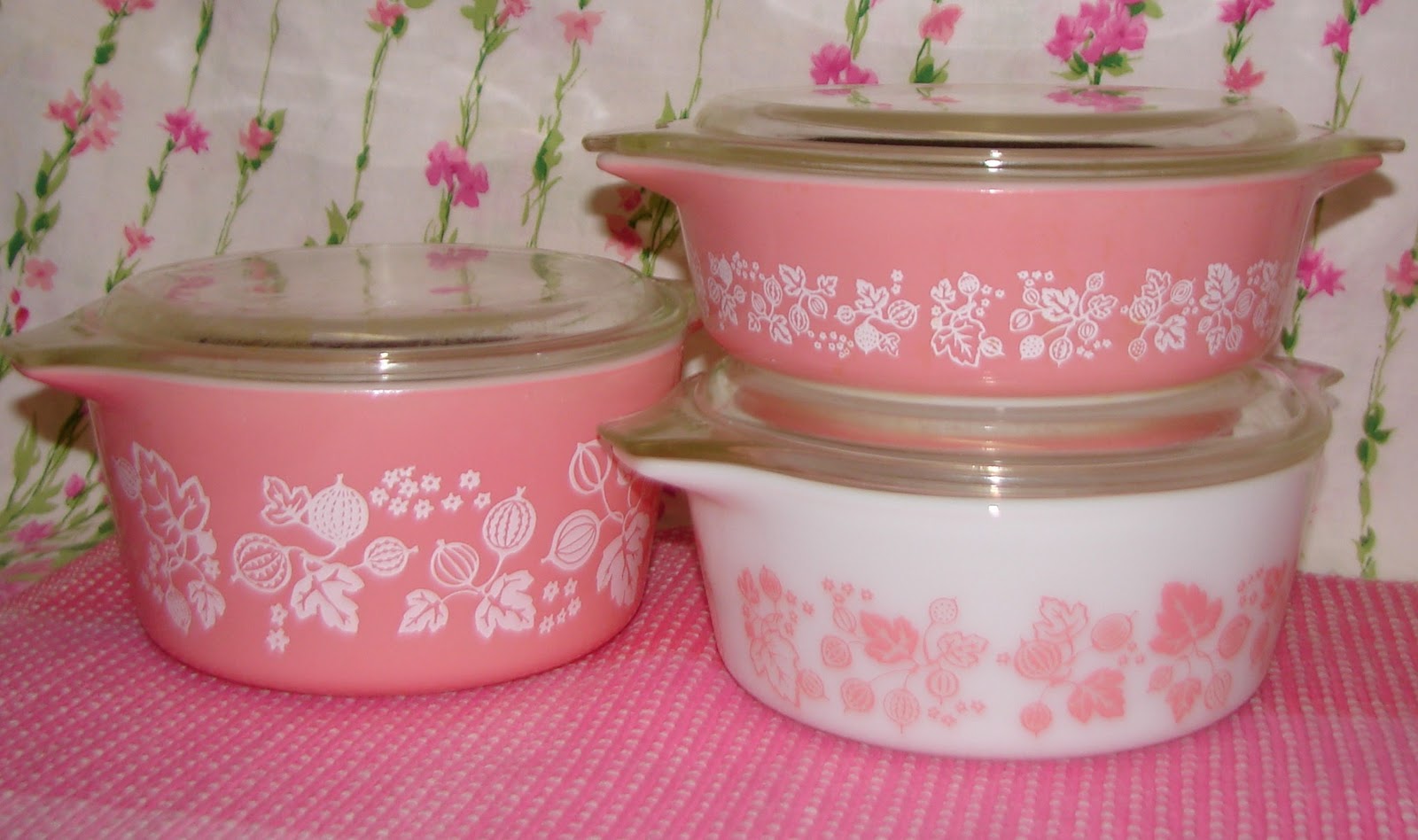 Farm Girl Pink....: ~My collection of Pink Pyrex....