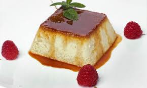 comida peruana: Flan de manzana
