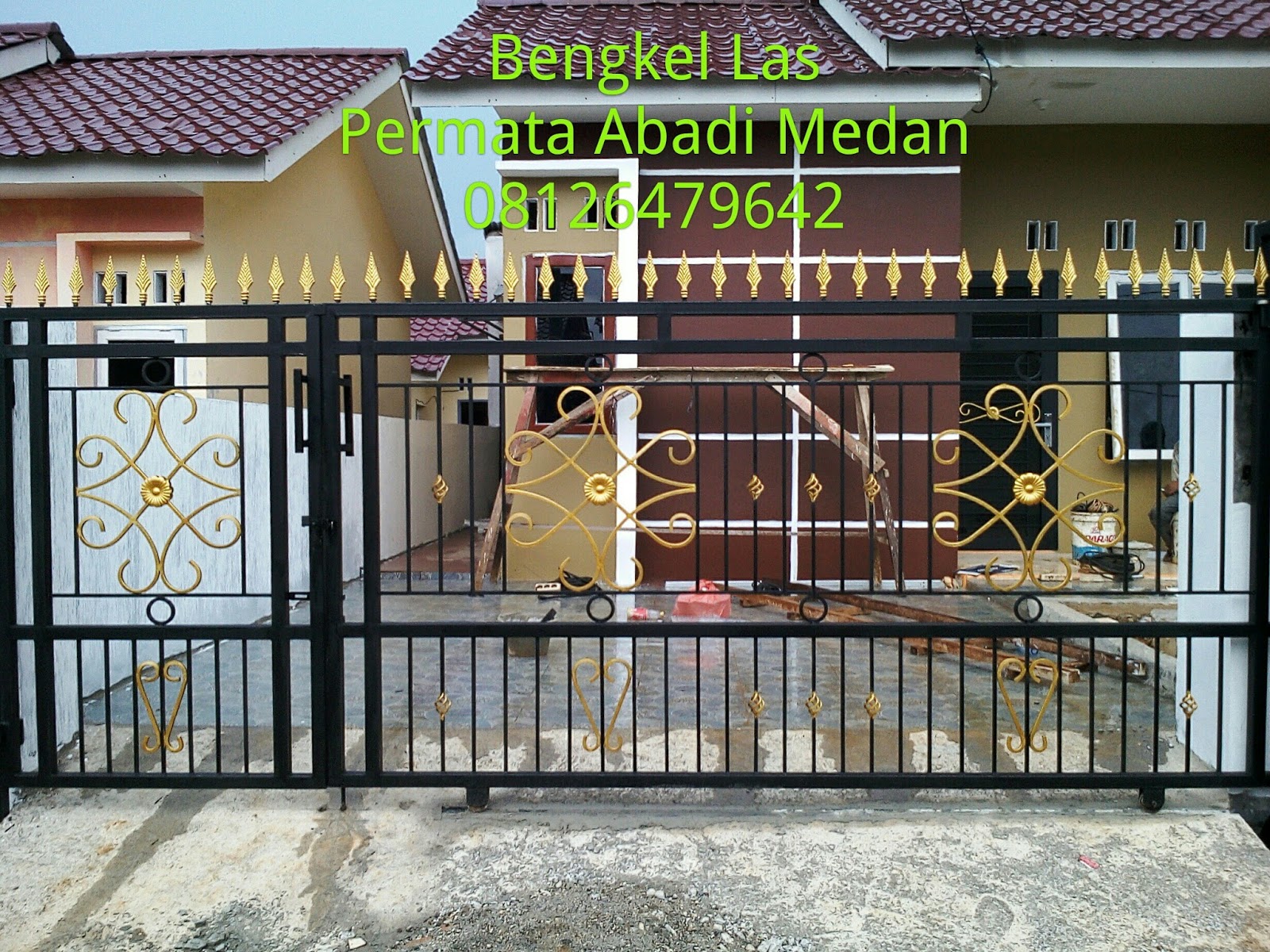 BENGKEL LAS PERMATA ABADI MEDAN: PAGAR PERUMAHAN MINIMALIS