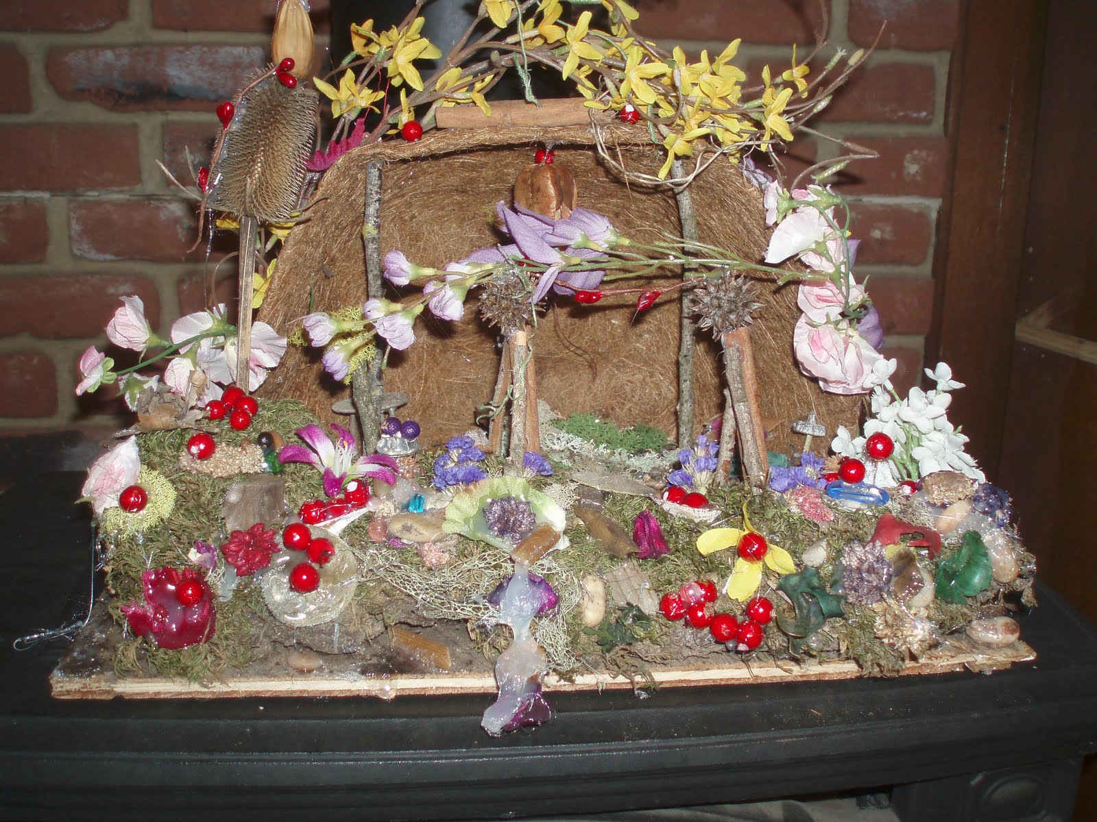 Our Small Corner: Fairy Houses and Owl Pellets...