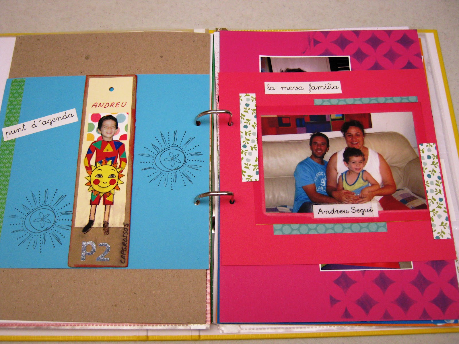 patchandscrapwords: Album Escolar