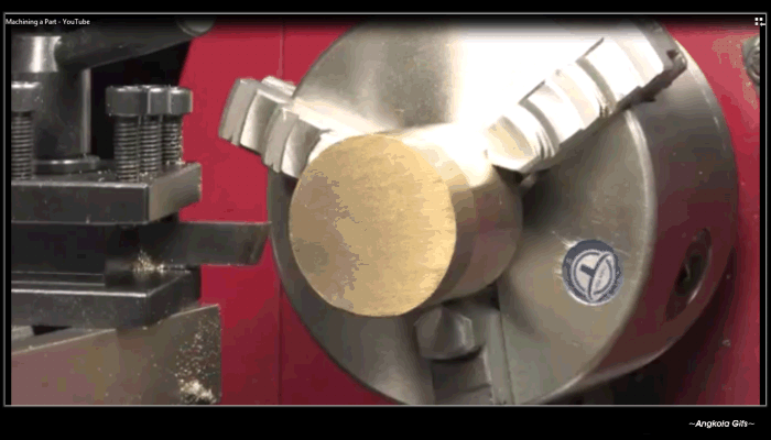 Angkola Gifs: Animation Lathe machine - Gifs