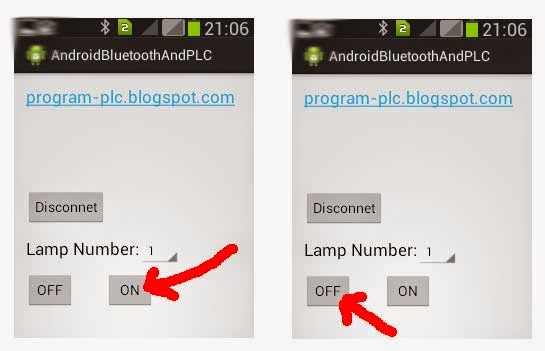 Mobile Application Using Android Bluetooth And PLC