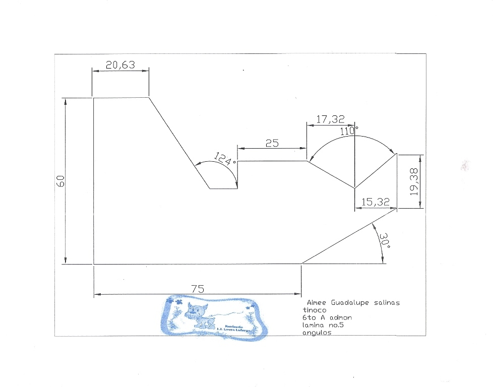 Dibujo Tecnico: lamina.- Angulos