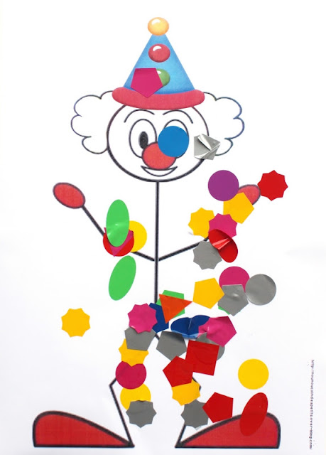 Le Journal de Nounou Sophie: Le clown gommette