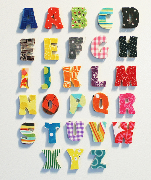 Pretty Posy: {Make: Magnetic Alphabet}