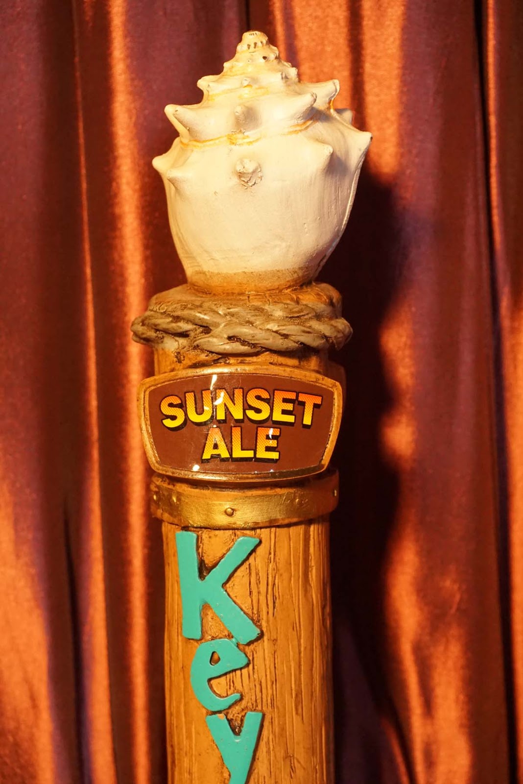 Tap Handle #691: Florida Beer Company - Key West Sunset Ale