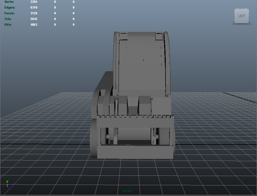 Computer Games Modelling: Low poly model