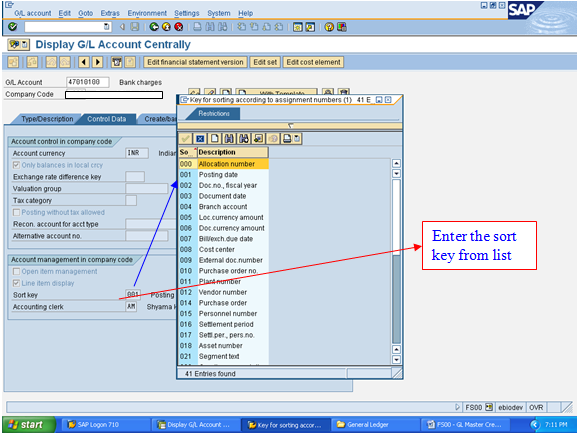 Free SAP Training Manuals: T Code-FS00: SAP FI (Financial) USER MANUAL ...