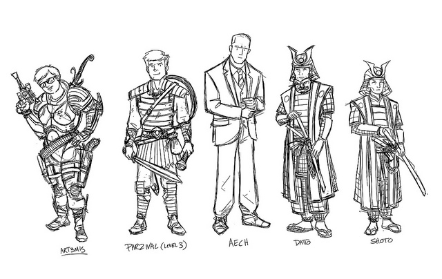 Seduced by the New...: "Ready Player One" Character Sketches
