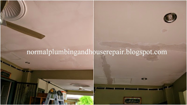 NORMAL PLUMBING: MEMBAIKI DAN MENAMPAL SEMULA SILING, DINDING DAN DOME ...