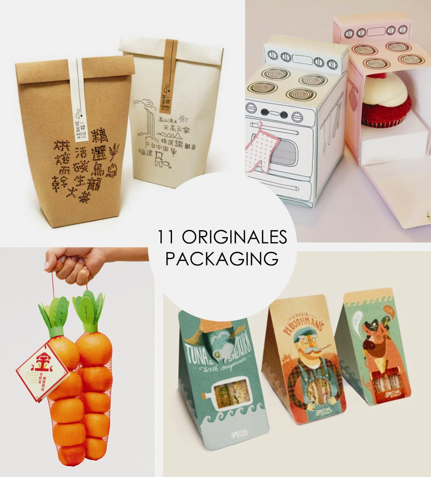 Y UN POCO DE DISEÑO: 11 originales y bonitos packaging