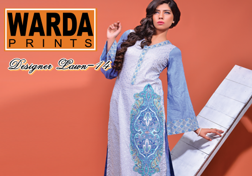 Warda Ready To Wear Lawn Dresses 2014 | Warda Designer Lawn Summer ...