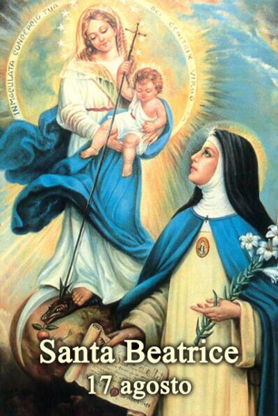 Lo scaffale di Lucia: 17 agosto Santa Beatrice