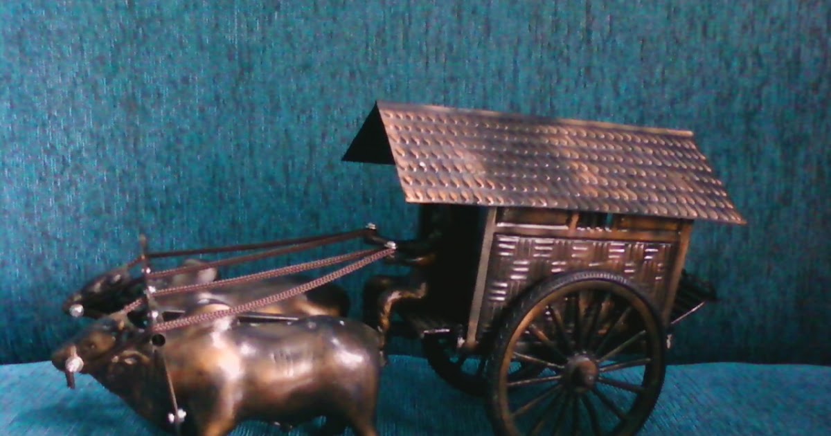 Miniatur Pedati atau Gerobak Sapi - Miniatur Sepeda Onthel | Miniatur ...