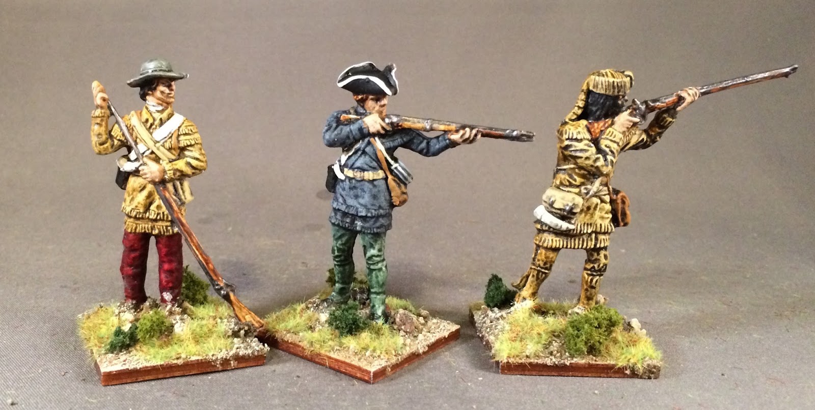 Bob's Miniature Wargaming Blog: 54mm AWI militia