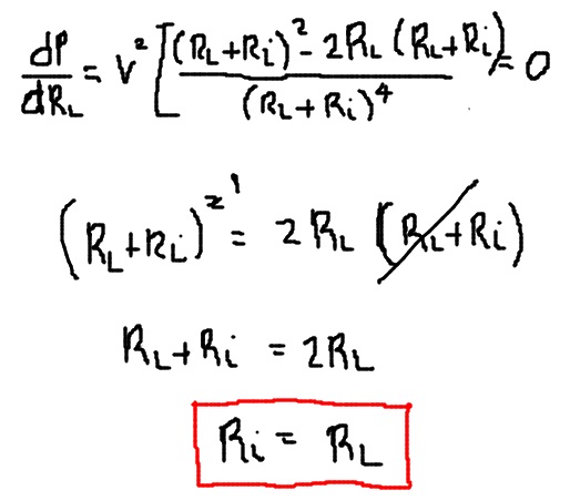 Application of Maximum Power Transfer - Electrical Axis
