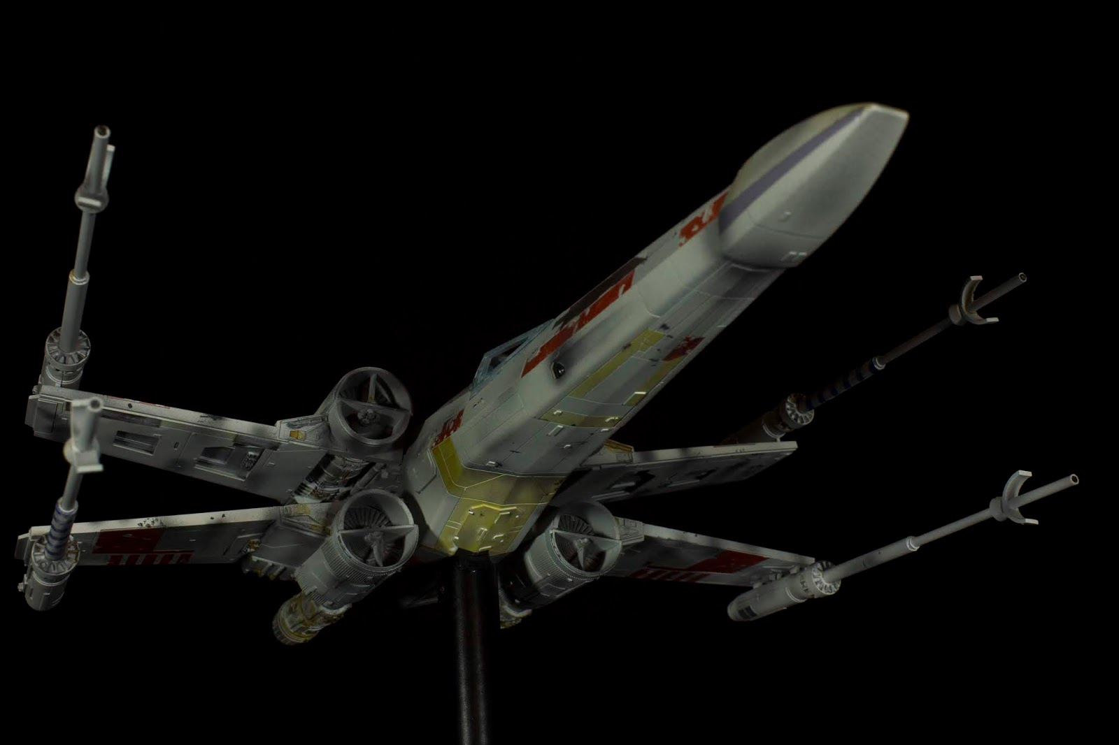 Bandai 1/48 scale X-Wing Model Build: Part X Final reveal of finished X ...