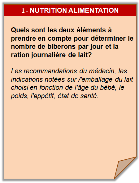 QCM-CONCOURS-GRATUITS: 01 Réponse - Fiches de nutrition alimentation