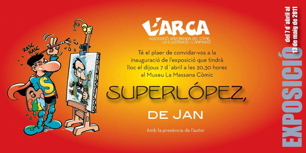 Trazos en el bloc: HOY INAUGURACIÓN DE LA EXPOSICIÓN "SUPERLÓPEZ, DE ...