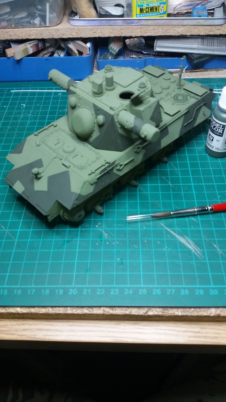 Andy King's Model Blog: Trumpeter E-50 with Heimdall turret