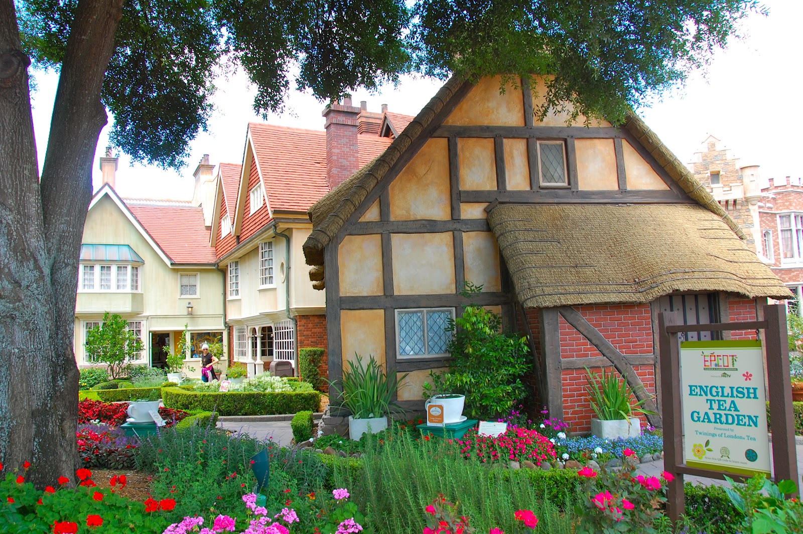 Disney Sisters: English Tea Garden and Tour in Epcot at Walt Disney World