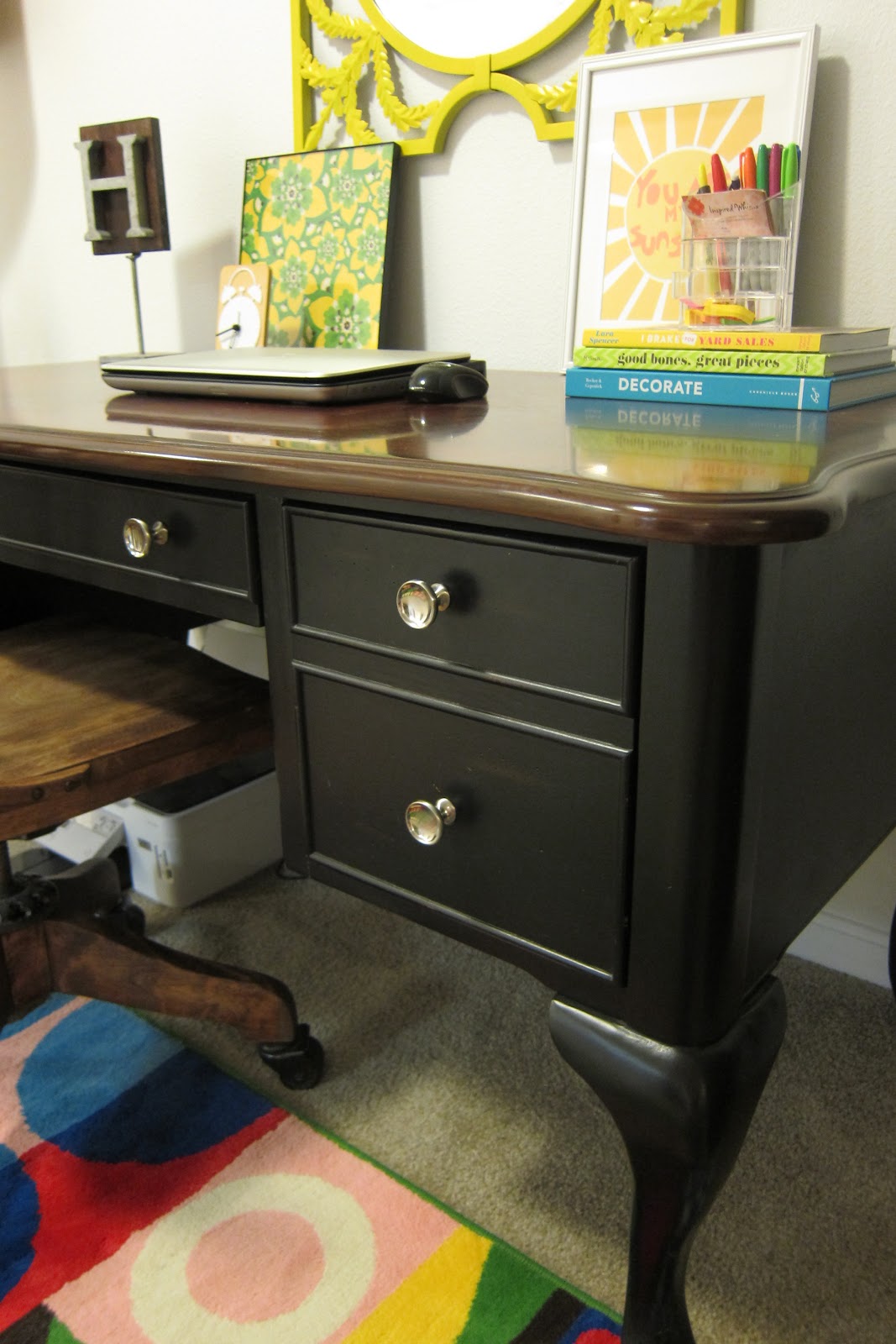 Inspired Whims: Hardware Update - New Desk Knobs