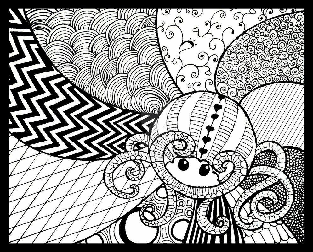 Art With Miss G: Art 1- Line & Pattern Project; Zentangles