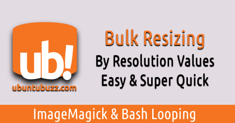 Bulk Resizing Images (By Resolutions) with ImageMagick Command Lines
