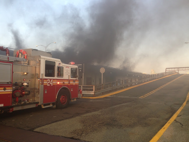 A Walk in the Park: Pier 40 Fire Destroys Fours Vehicles
