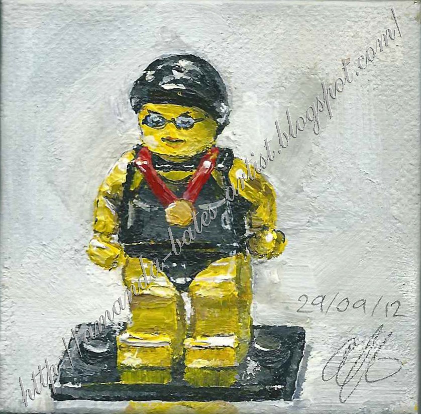 Amanda Bates' Art Blog: LEGO® Minifigures 49: Swimmer