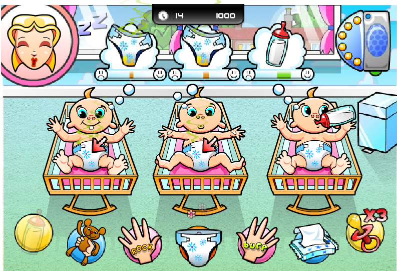 Girl games for kids - Terrible Triplets