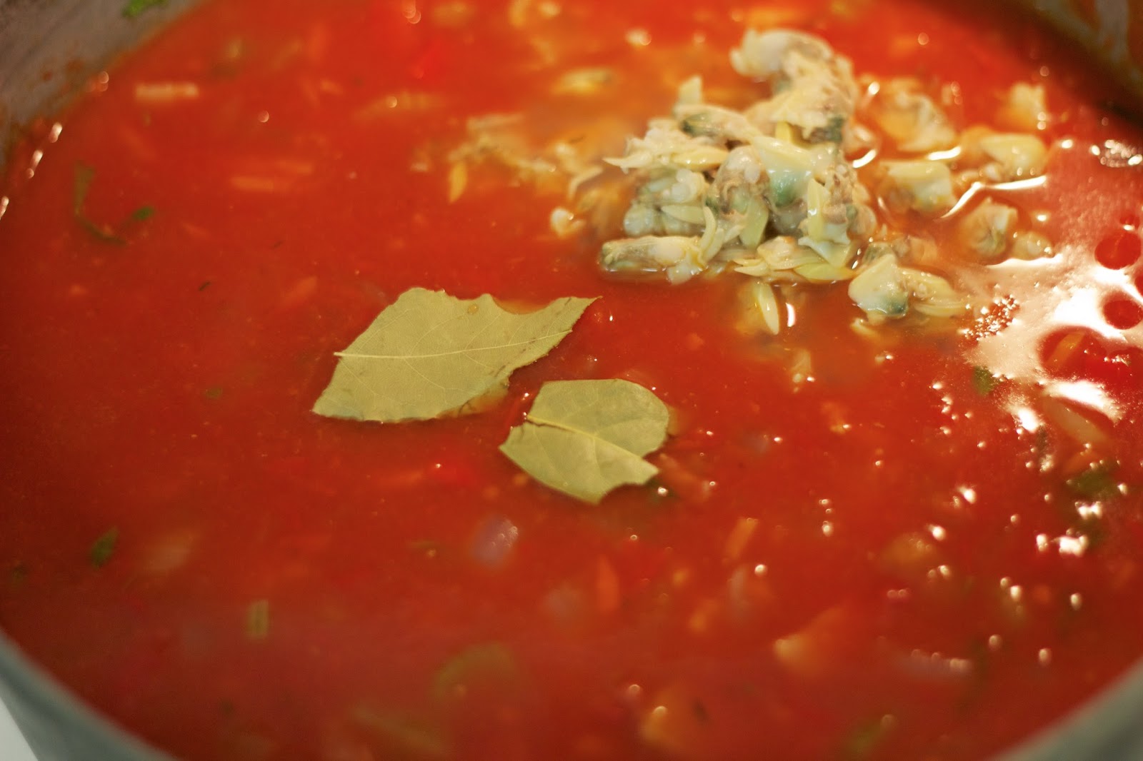 Souper Sunday: Manhattan Style Clam Chowder