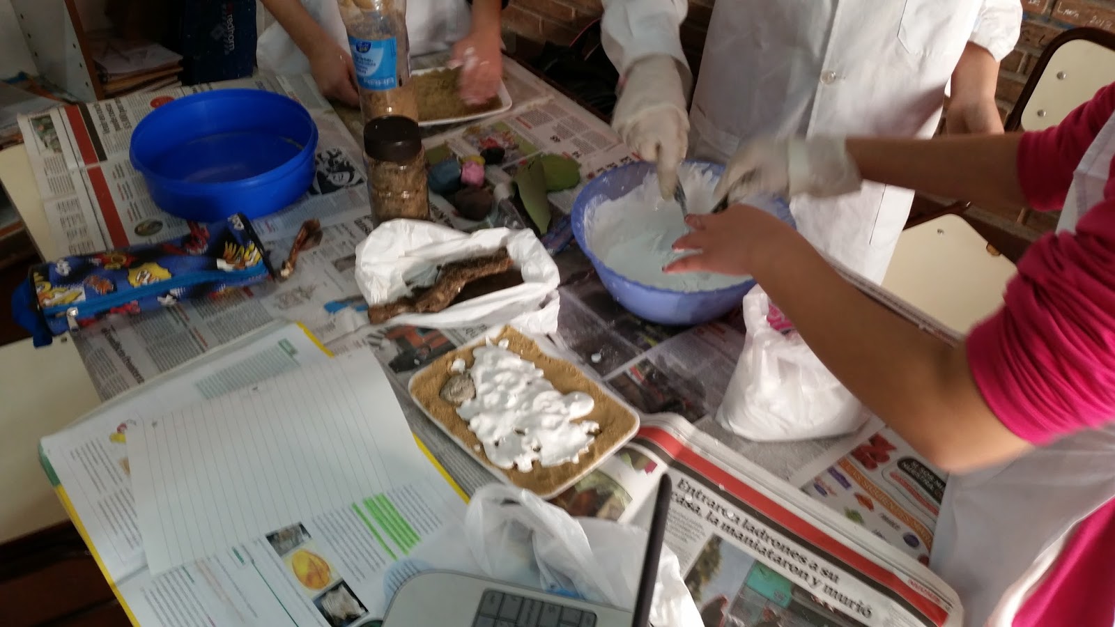 Expedición Aula Digital: Trabajo de Fósiles. parte II