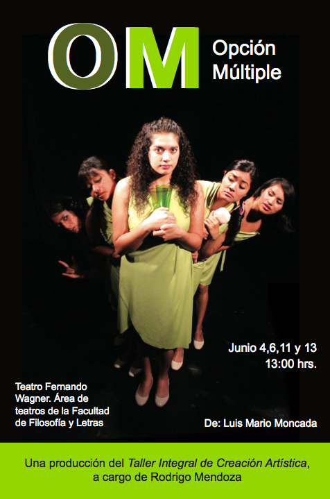 Cartelera oficial CLDyT: “Opción múltiple”