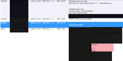 Informatica Power Center-ETL: Database driver error... Function Name : Execute Multiple SQL Stmt ...