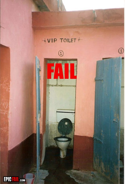 Funny How: VIP Toilet Fail