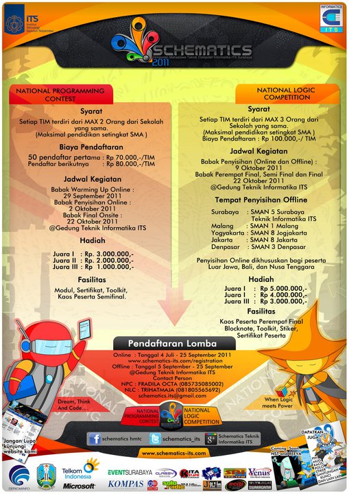 Schematics 2011: National Programming Contest | vikachew09