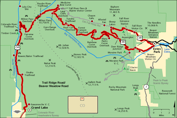 road: trail ridge road