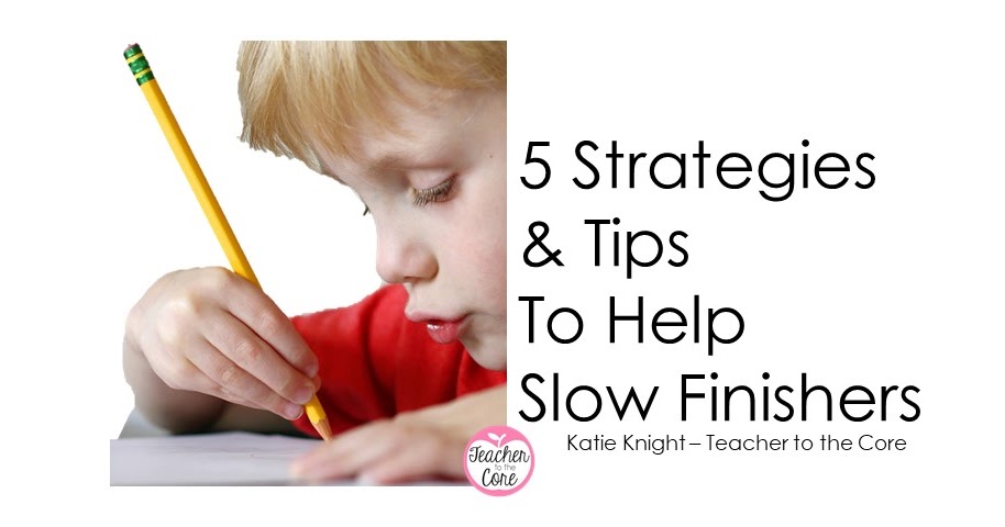 Helping slow workers finish their classwork | Teacher to the Core