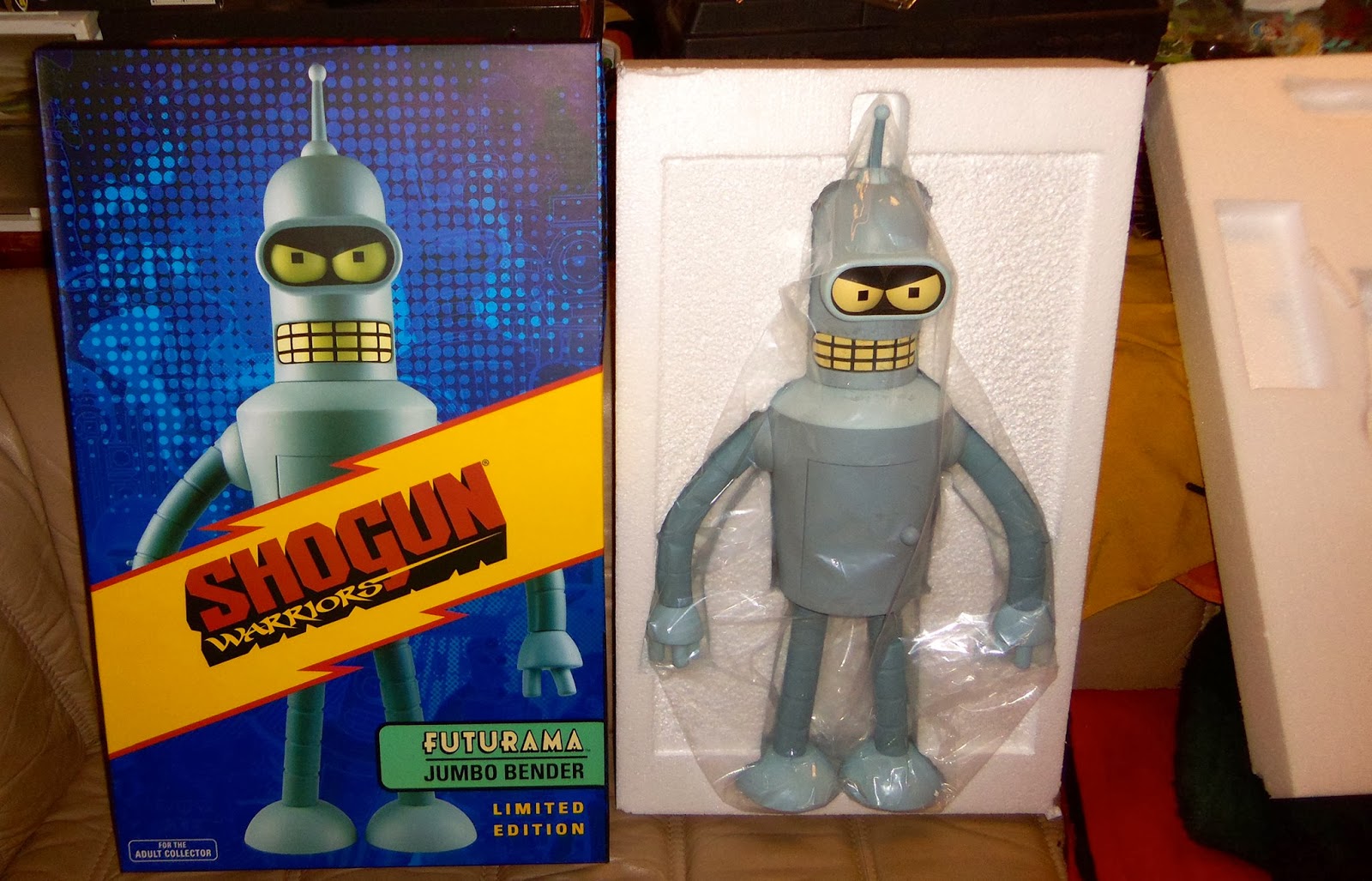 Toy Slayer: Futurama Bender Shogun Warriors 24-Inch Vinyl Figure