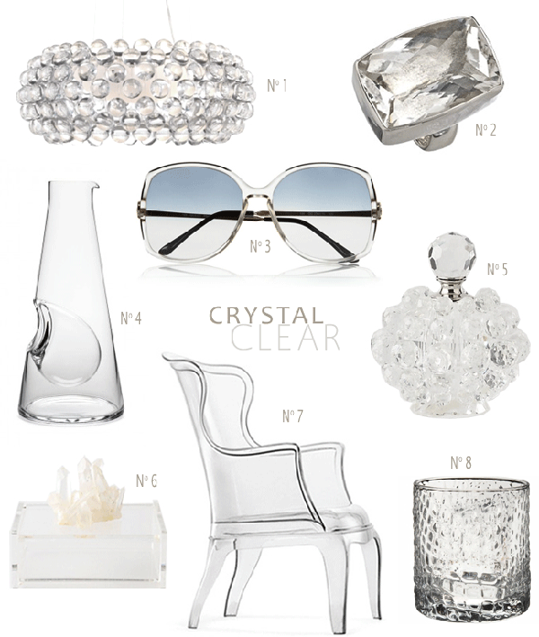 boutique No.1524 ~ living.details.design: COLLECTION № 10 : CRYSTAL CLEAR