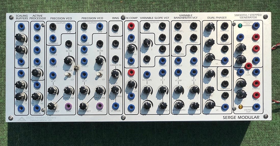 MATRIXSYNTH: 1996 Serge Modular STS/Oakland w/ Mods
