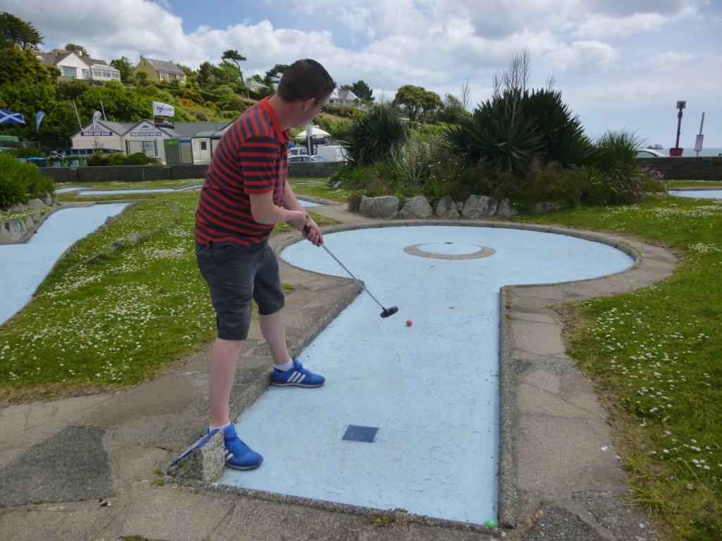 The Ham and Egger Files: Crazy Golf in Swanpool Park, Falmouth, Cornwall